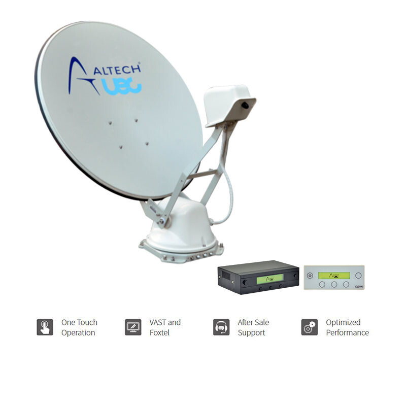 Altech UEC ST60 Auto Pointing Motorised Satellite Dish Vast Foxtel TV ...