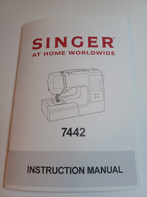 Singer 7442 Sewing Machine Manuel (reproduction) | eBay