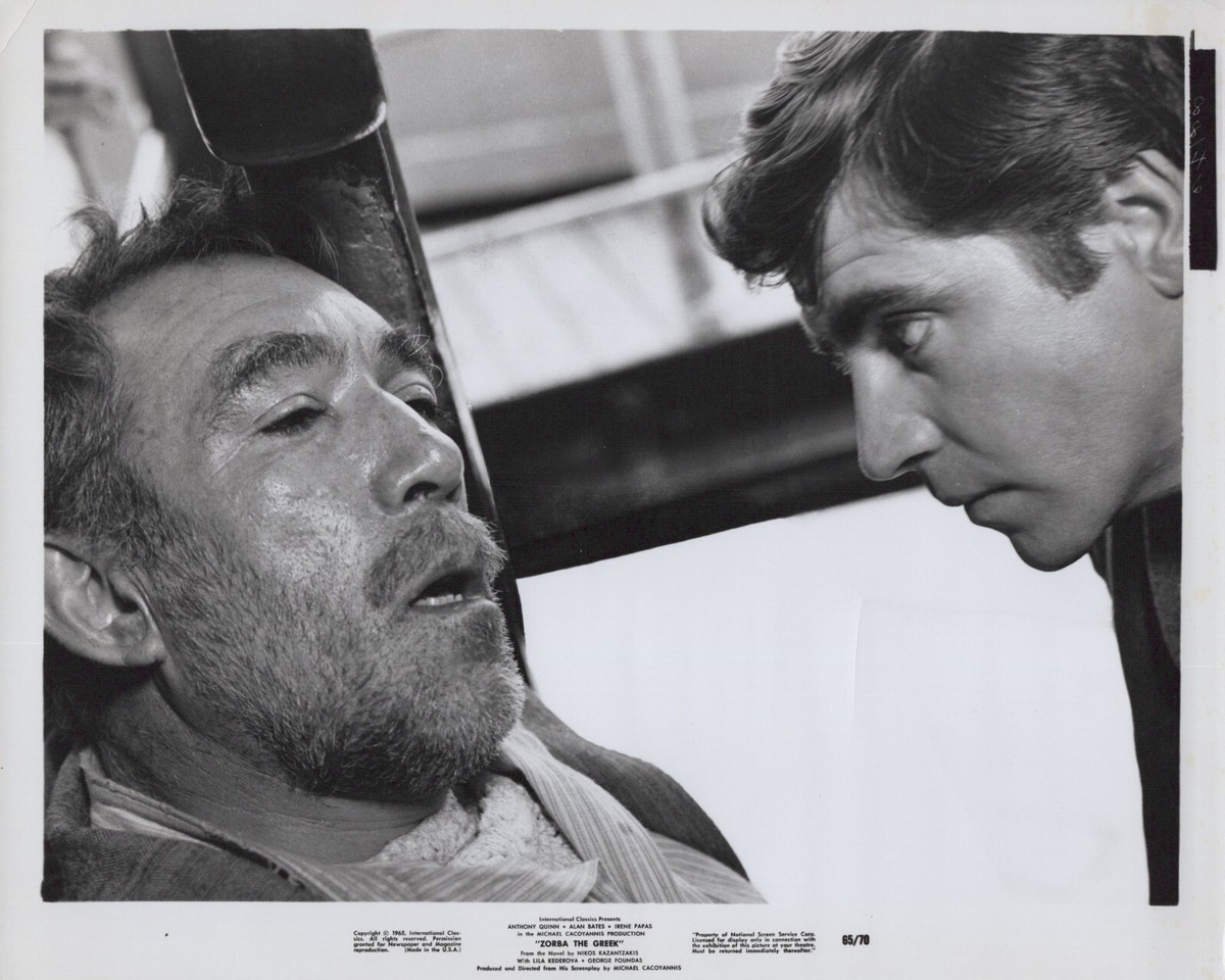 Anthony Quinn Zorba Actor Anthony Quinn Reborn On A Building In