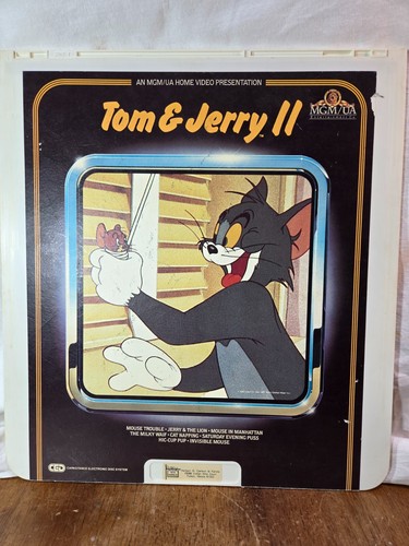 CED 💿 TOM & JERRY II Cartoon Cult Animation Cat & Mouse Clips MGM/UA ...