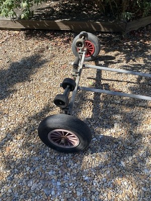 Galvanised Launching Trolley Trailer Snipe Dinghy Boat | eBay UK