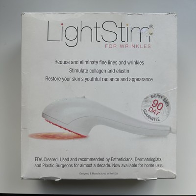 LightStim Device For Wrinkles LED Red Light Therapy White OPENED BOX | eBay