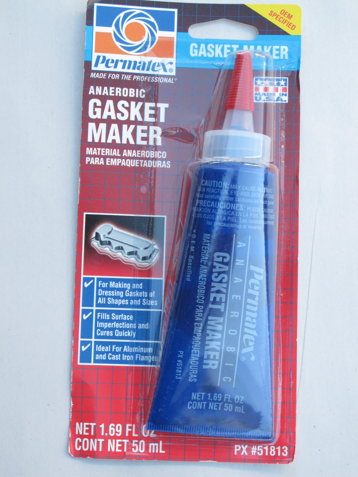 Anaerobic Gasket Maker Permatex 51813 1.69oz Tube | eBay