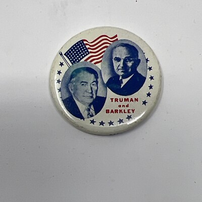 Truman and Barkley President Political Pin Reproduction | eBay