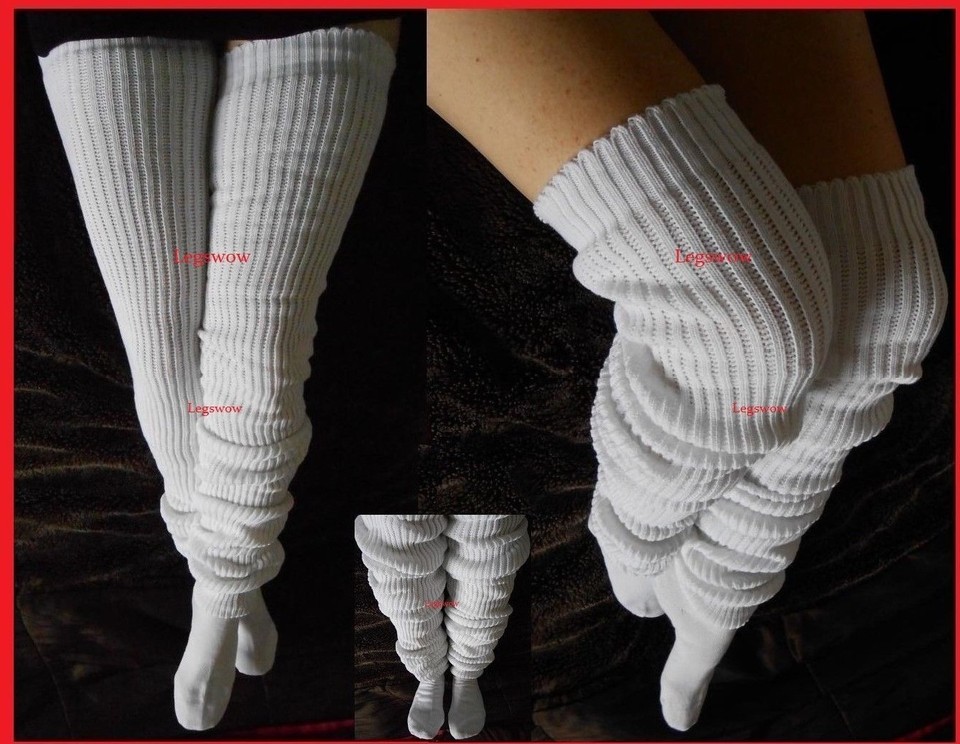 Long Loose Thigh High Slouch Socks Over Knee Japanese School Girl OTK ...