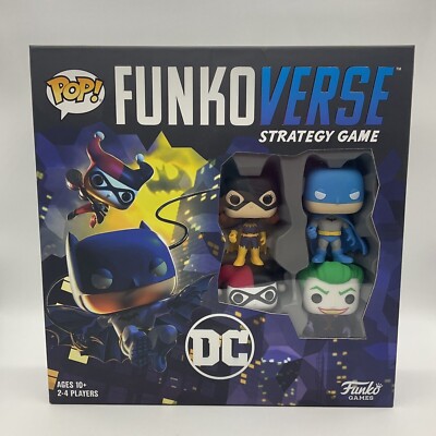Funko Verse DC Comics Strategy Board Game 2-4 Players Batman The Joker ...