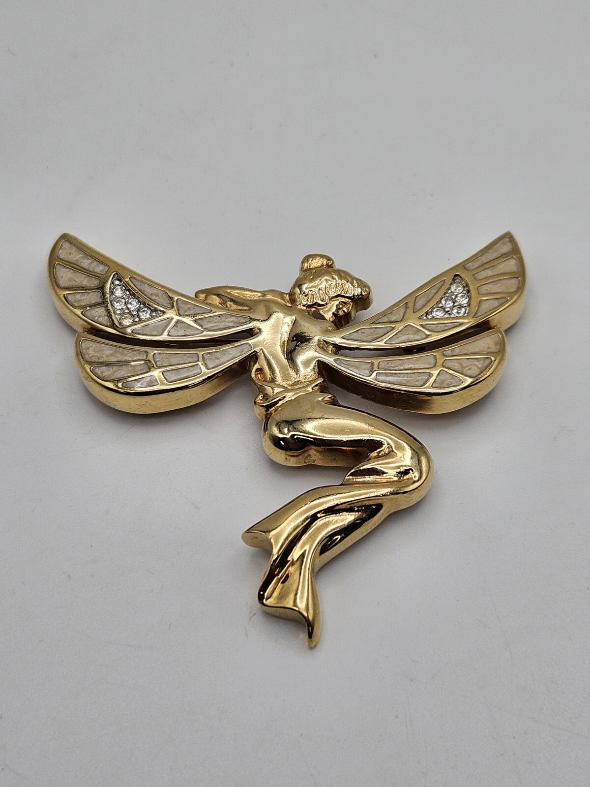 Pierre Lang Art Nouveau Style Winged Lady Fairy Gold … - Gem
