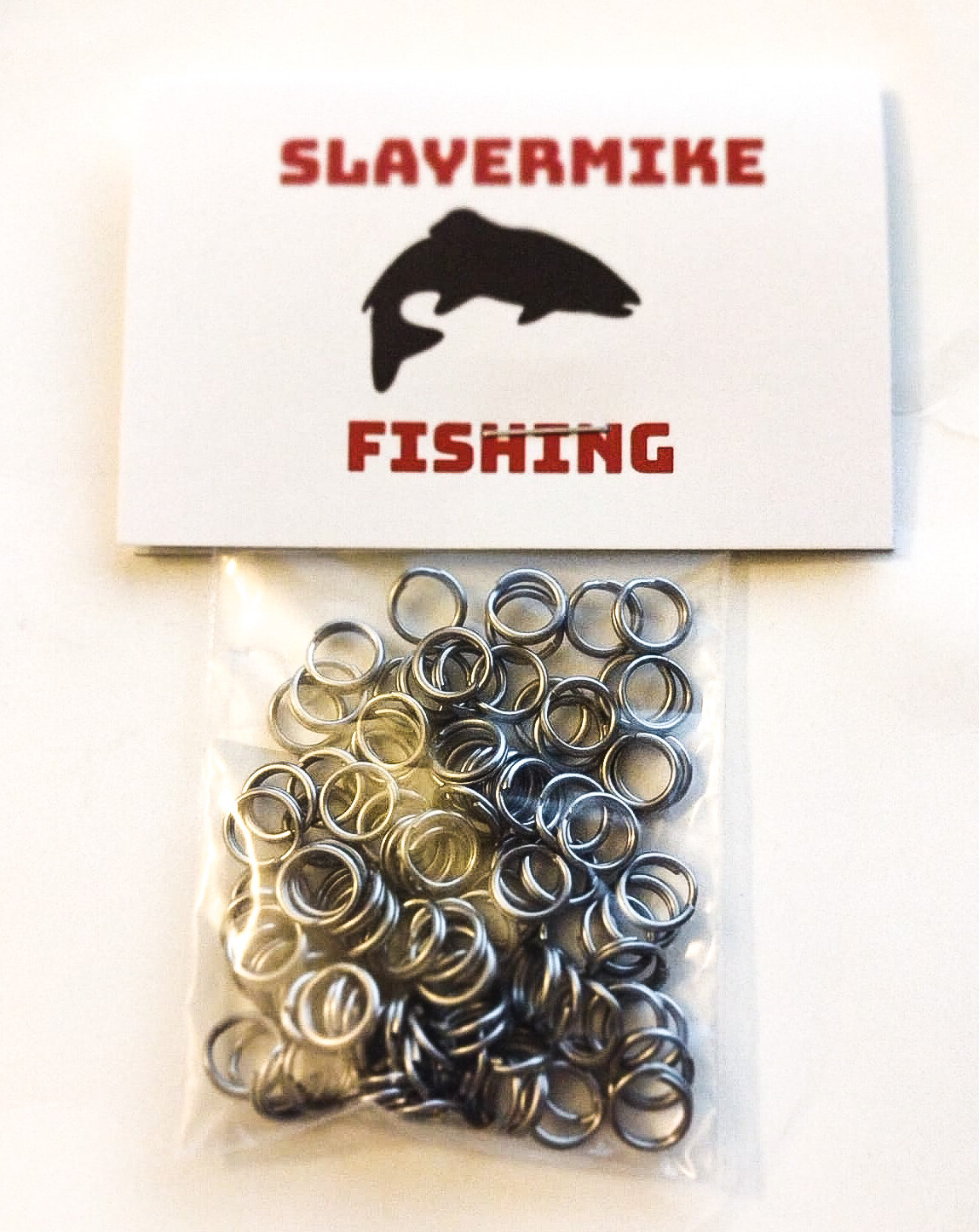 100pcs Stainless Steel Fishing Split Rings / Rosco/ #4 / 32lb Test ...