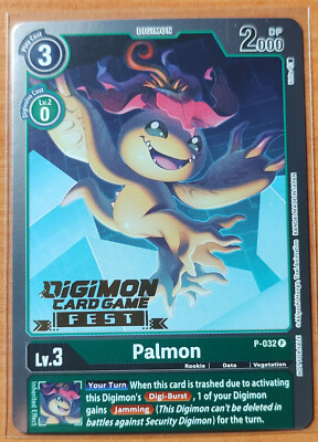 Palmon - P-032 (Digimon Card Game Digifest Festival 2022) | eBay Australia