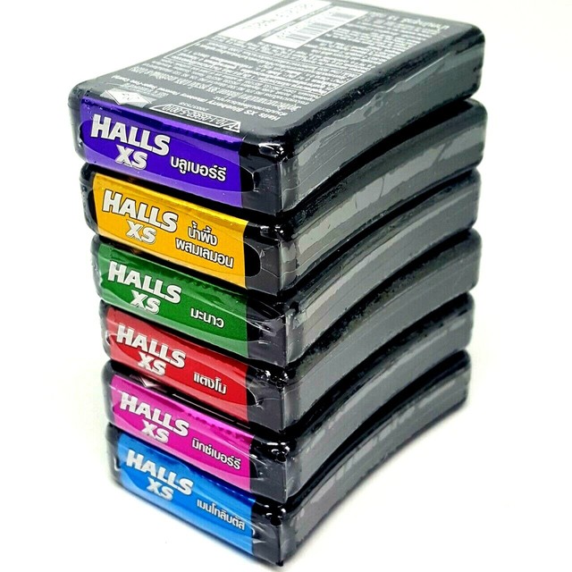 HALLS XS Sugar Candy Blueberry Flavored 15g X 12 for sale online | eBay