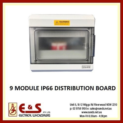 Isago 9 Module IP66 Distribution Board Weatherproof | eBay Australia