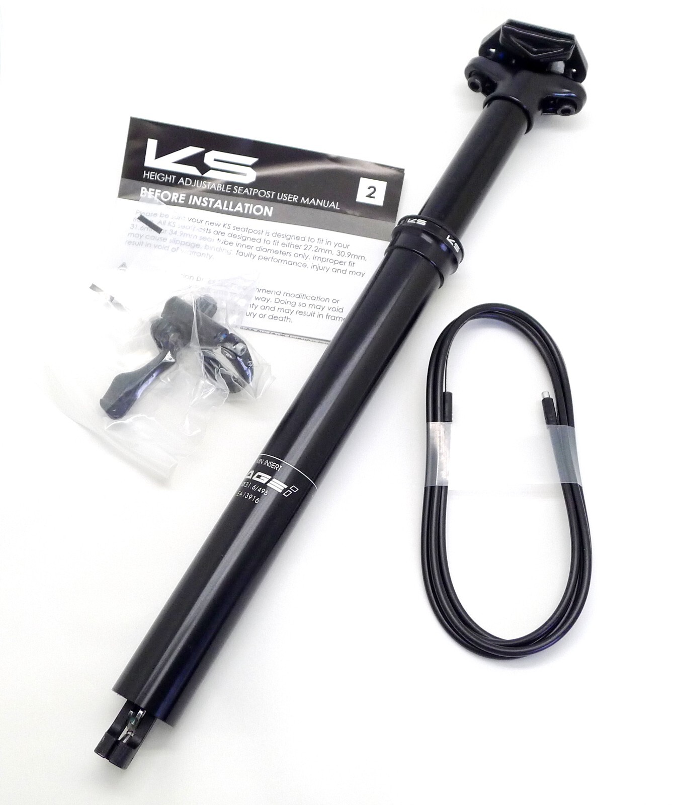 KS Rage-i Remote 31.6mm x 170mm Travel Dropper Seatpost | eBay