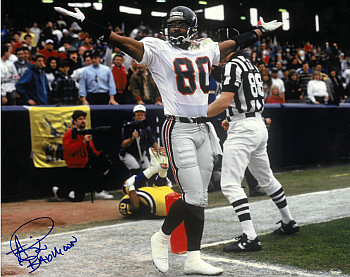 Andre Rison signed Atlanta Falcons 16X20 Photo w/ Bad Moon - Schwartz ...