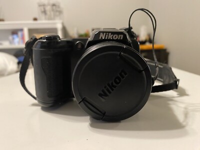 Nikon COOLPIX L105 12.1MP Digital Camera - Black 18208262854| eBay