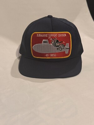 US Navy USN baseball hat/cap SUBMARINE SUPPORT DIVISION Naval Sub ...