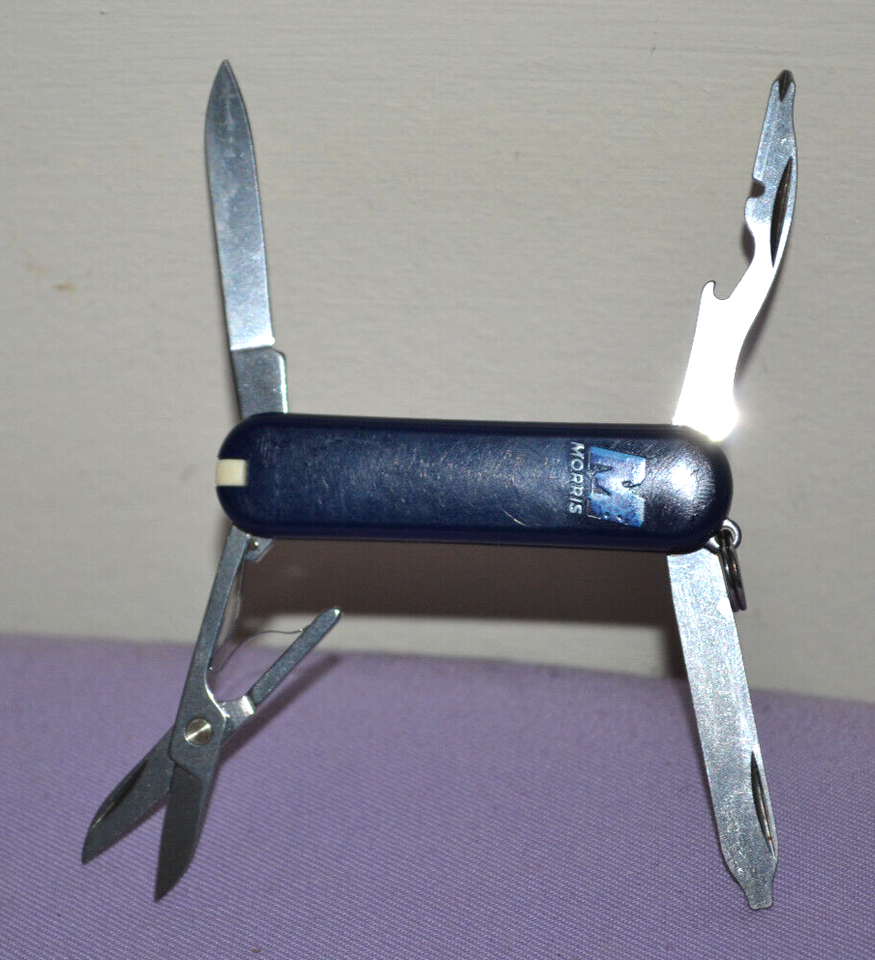 Genuine Victorinox Rambler Swiss Army 58mm Dark Blue Multi-Tool Knife ...
