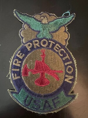 USAF - Fire Protection Patch | eBay