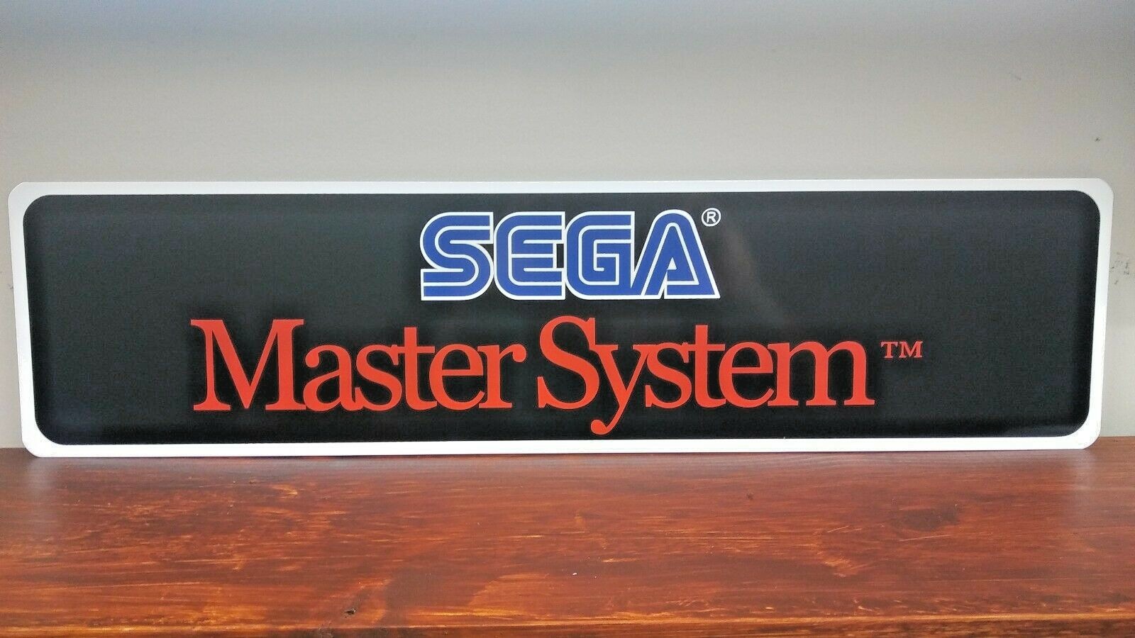 Sega Master System logo Aluminum sign 6" x 24" | eBay