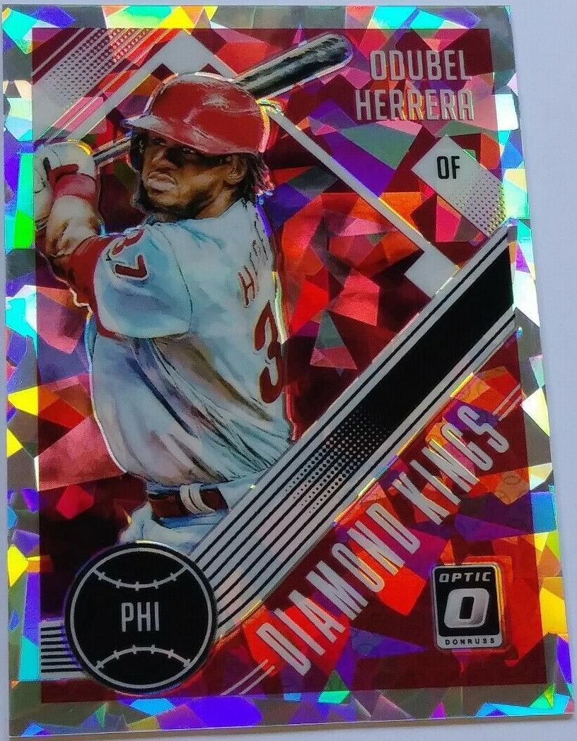 2018 Panini Donruss Optic - Diamond Kings Odubel Herrera #21 Cracked ...