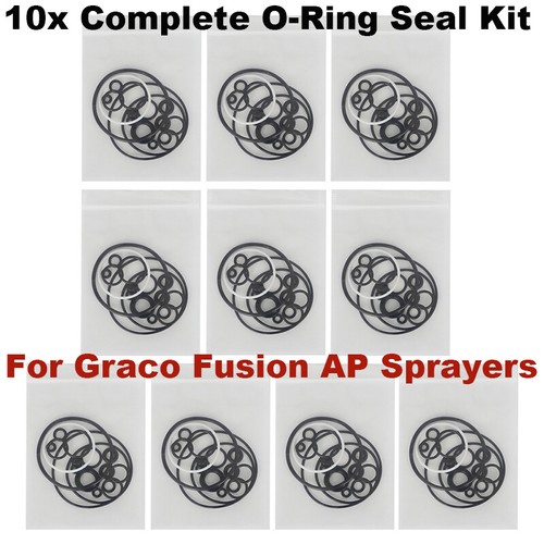 10Set For Graco Fusion AP Sprayers Complete Oring Seal Rebuild Kit ...
