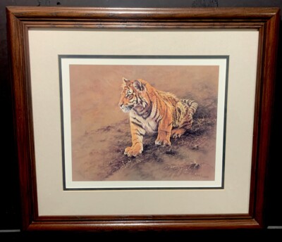 Alan Hunt Limited Edition Signed Framed Print “Tiger Cub” | eBay