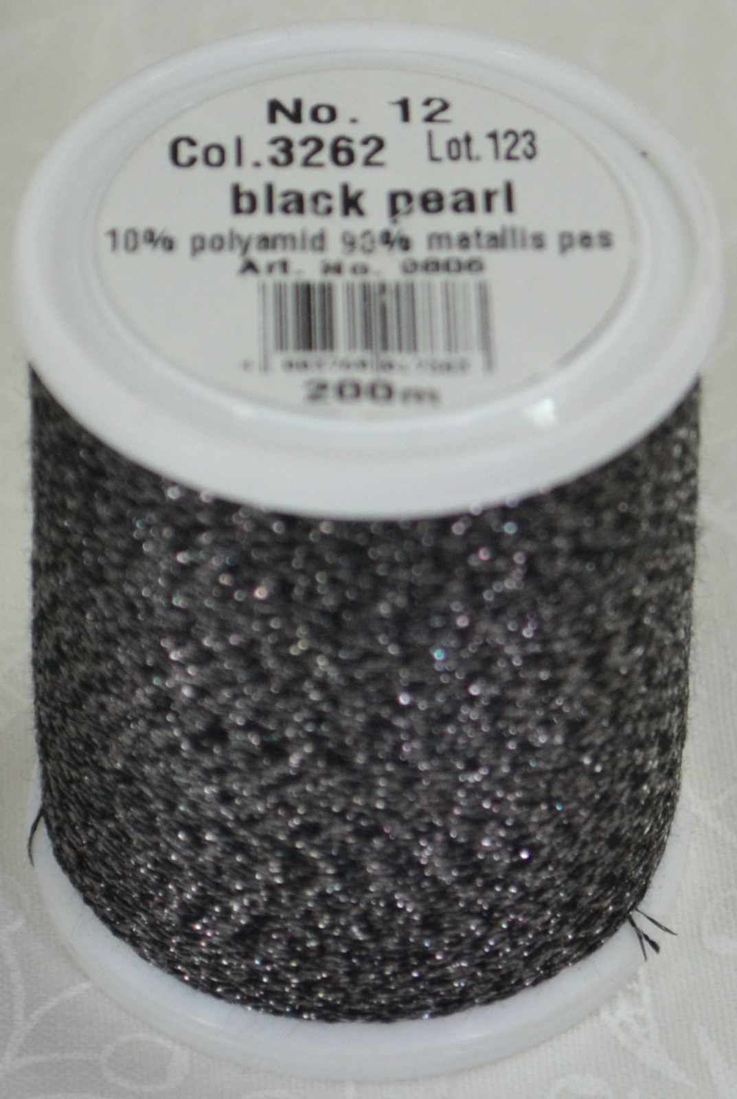 Madeira Glamour 12 Metallic Embroidery Thread, 200m GRAPHITE 3262 | eBay