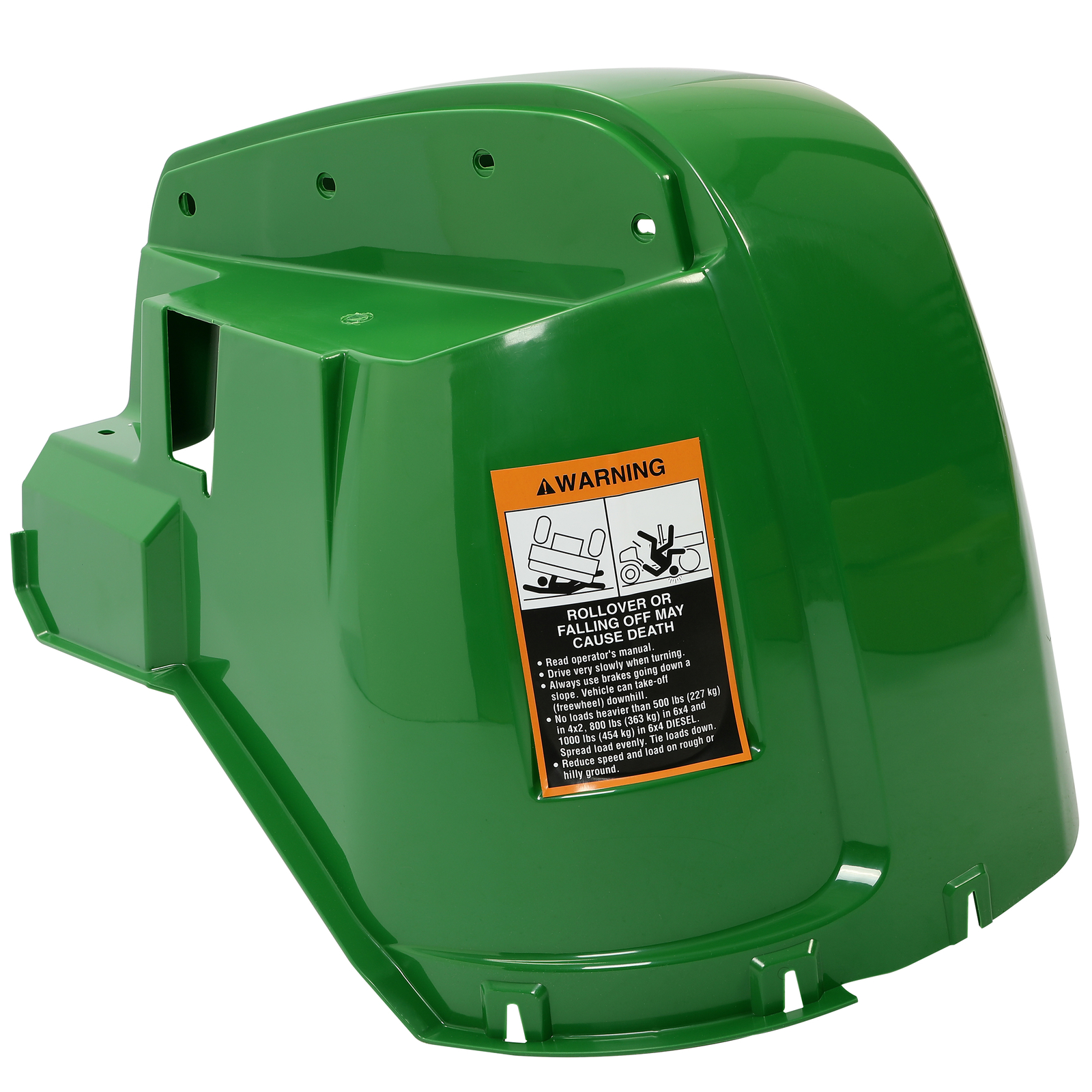 AM125669 Passenger Side Green Front Right Fender for John Deere Gator ...