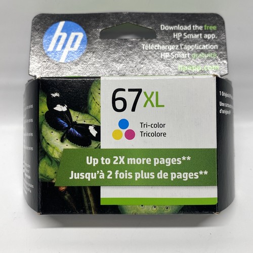 HP 67XL Tri Color Ink Cartridge - Expire: Sep. 2023 *NEW In Box* | eBay