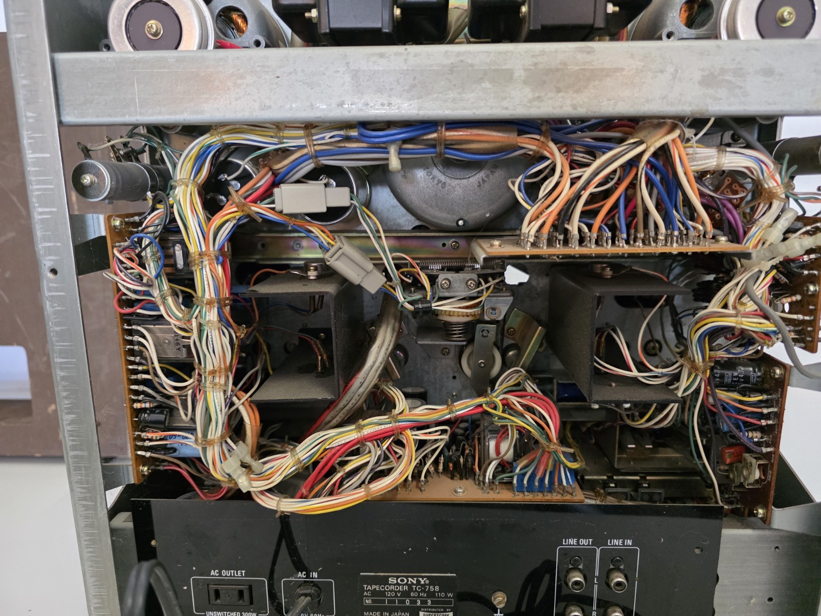 Vintage Sony TC-758 Reel to Reel Closed Loop Dual Capstan As Is Tested ...