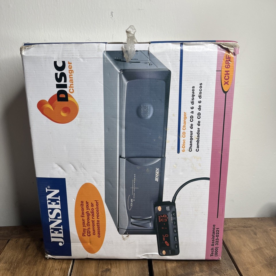 NEW - Rare Jensen XCH6RF 6 Disc CD Compact Disc Changer Audio Player | eBay