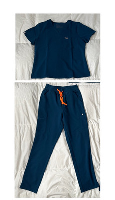 FIGS WOMEN SCRUB SET, Deep Reef, Top: Catarina S/P, Bottom: HW Yola 2.0 Small | eBay