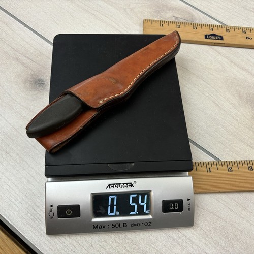 Gerber Mini Magnum Hunting Knife Leather Sheath Fixed Blade | eBay