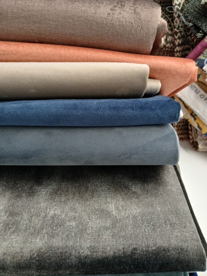 Bundle Upholstery Velvets Fabric | eBay UK