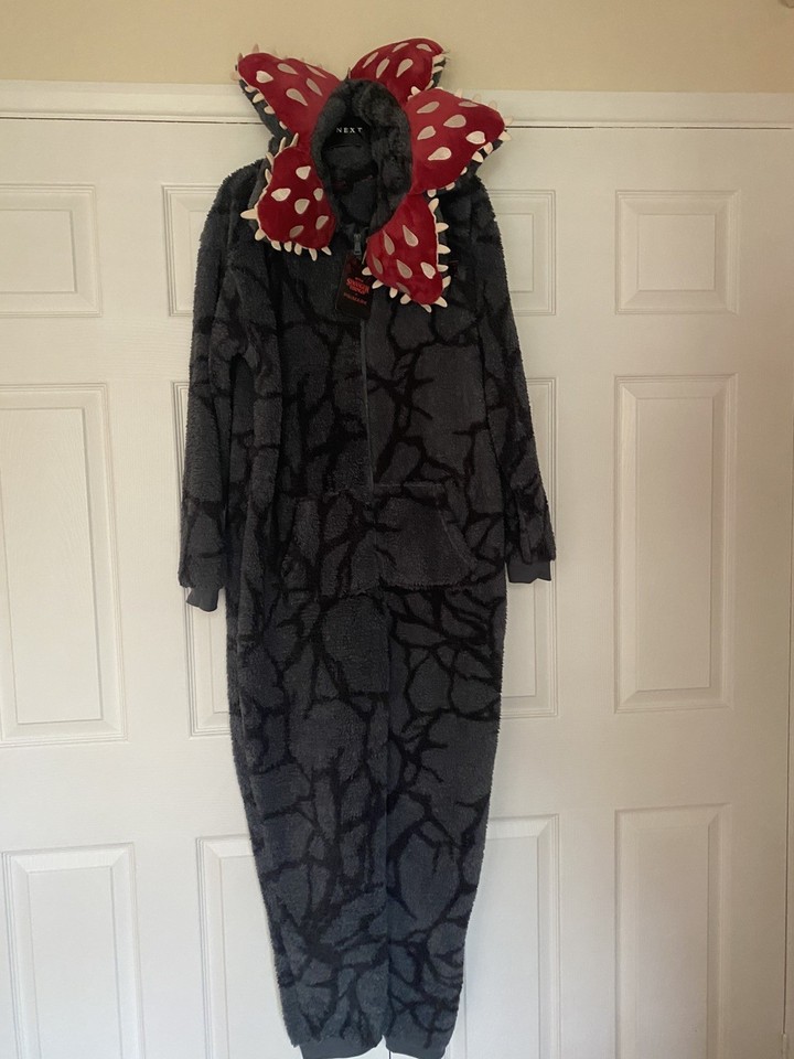 Stranger Things Primark BNWT Demogorgon Medium one piece jumpsuit | eBay UK