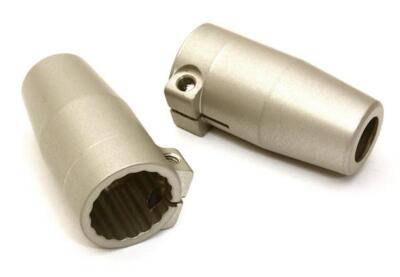 Billet Machined Alloy Rear Axle Lockout (2) for Axial 1/10 SCX10 II ...