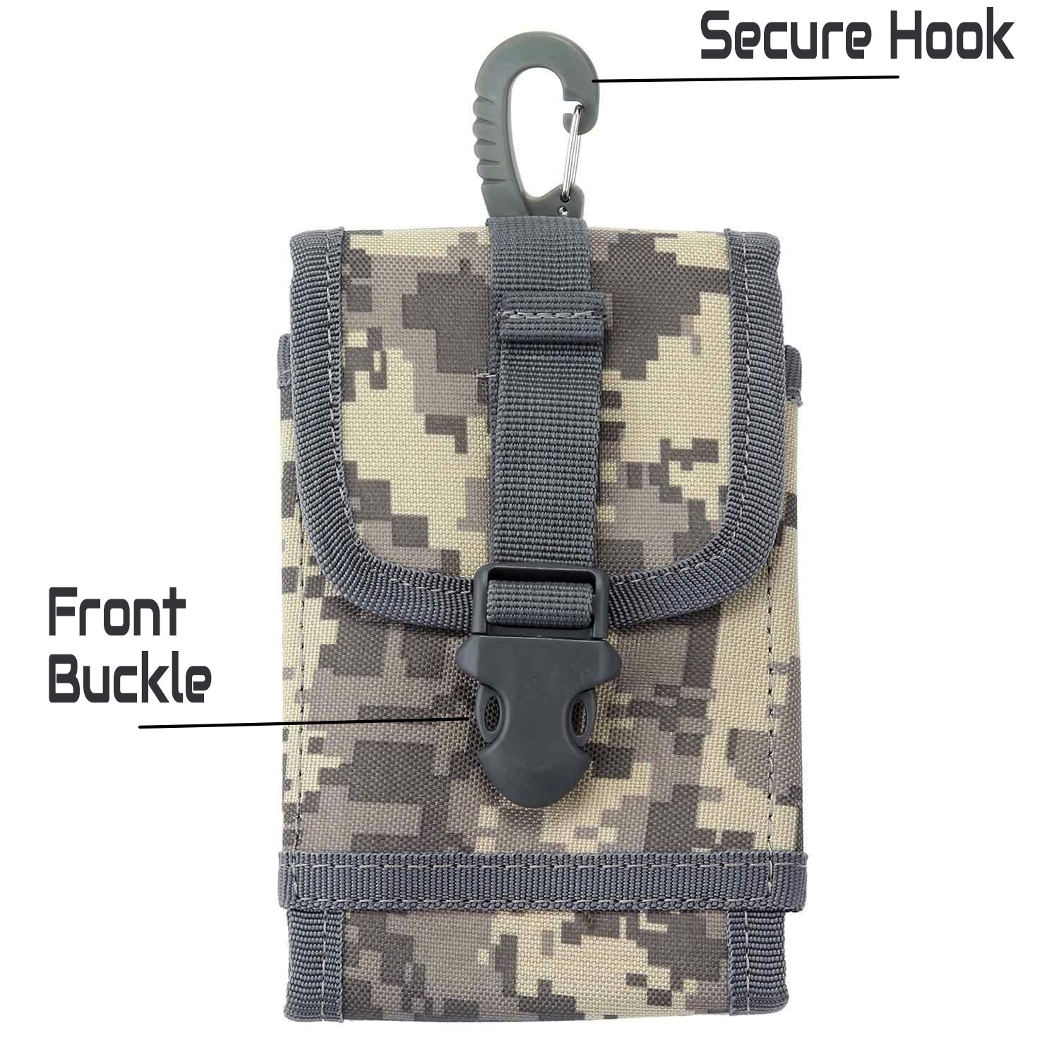 AGOZ Tactical Gear Military Cell Phone Case Vertical Pouch Holster for ...