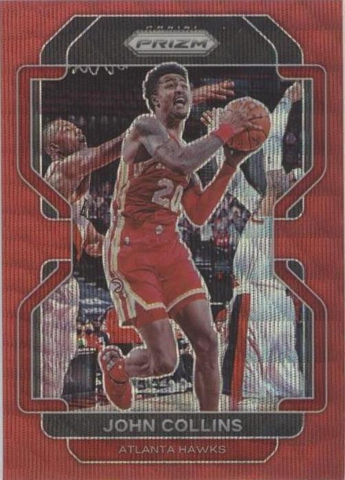 2021-22 Panini Prizm - John Collins #49 Ruby Wave Prizm for sale online ...