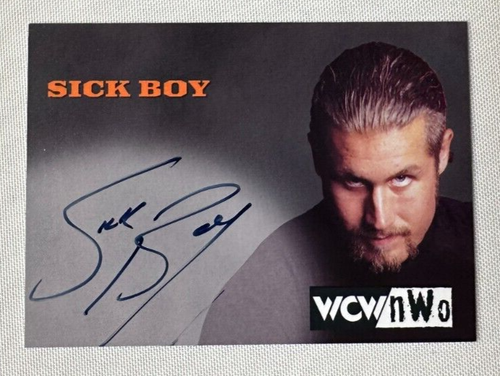 SICK BOY WCW nWo Topps 1998 Autograph Auto VERY RARE WWE WWF AEW Panini ...