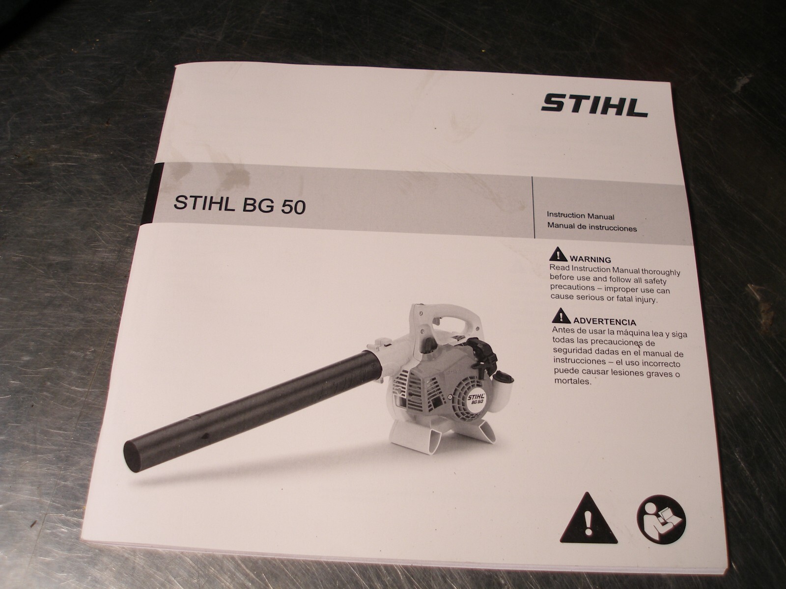 OEM STIHL BG50 leaf blower chainsaw Owners Operators Instruction Manual ...