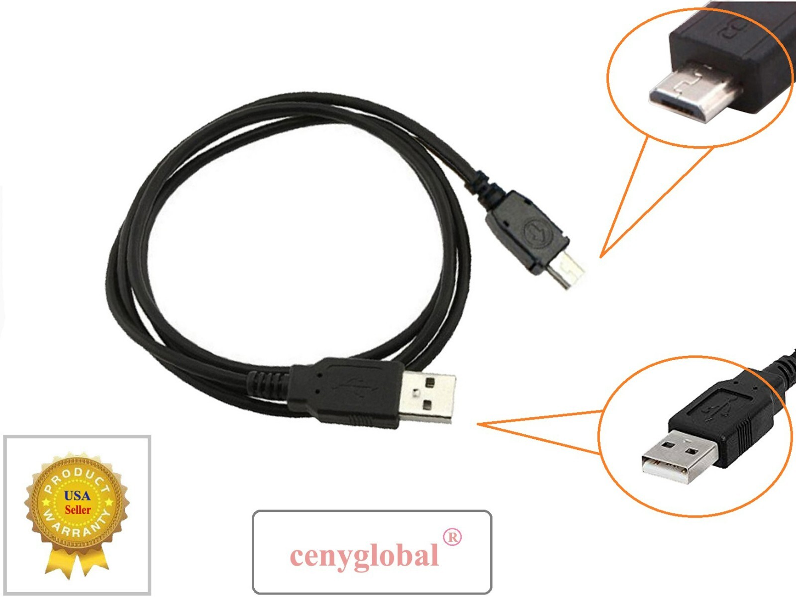 USB Cable Power Cord For Brother Mobile Scanner DS-620 DS-720D DS-820W ...
