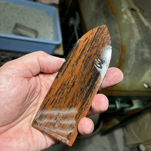 Mahogany Obsidian Preform HUGE Spear Point Blank Flint Knapping GB 5/16 ...