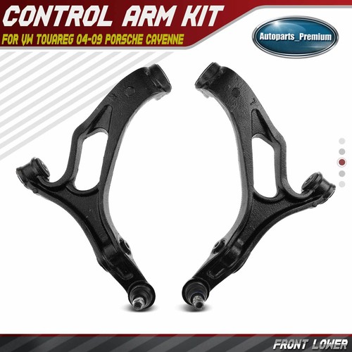 2x Front Lower Control Arm w/ Ball Joint for Volkswagen Touareg Porsche ...
