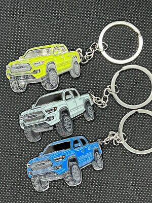 Toyota Tacoma Keychain - Four Wheel Beast - Choose Color!! | eBay