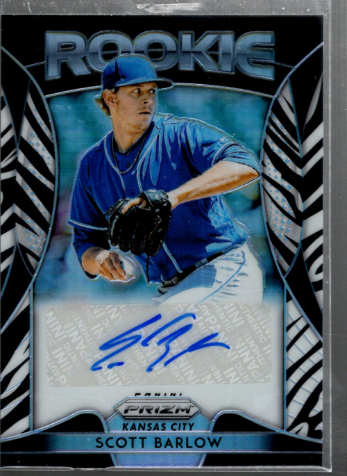 B0350- 2019 Panini Rookie Autographs Prizms Zebra Stripes #57 Scott ...
