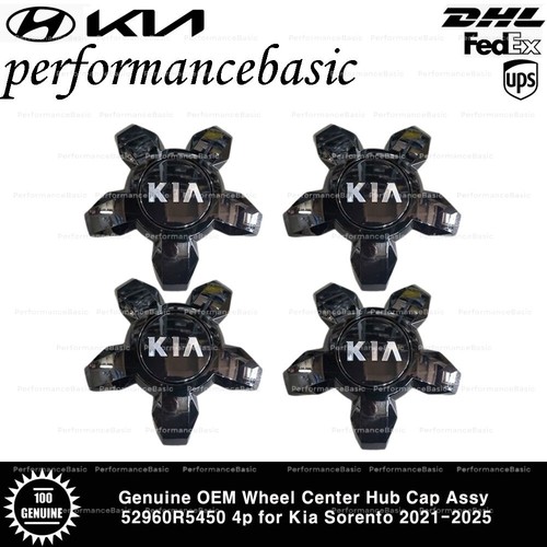 Genuine OEM Wheel Center Hub Cap Assy 52960R5450 4p for Kia Sorento ...