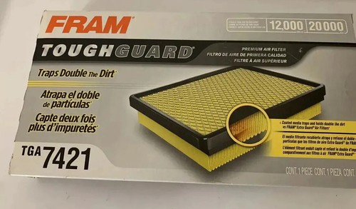 New FRAM TGA 7421 Premium Tough Guard AIR FILTER Pleated Flexible Panel ...