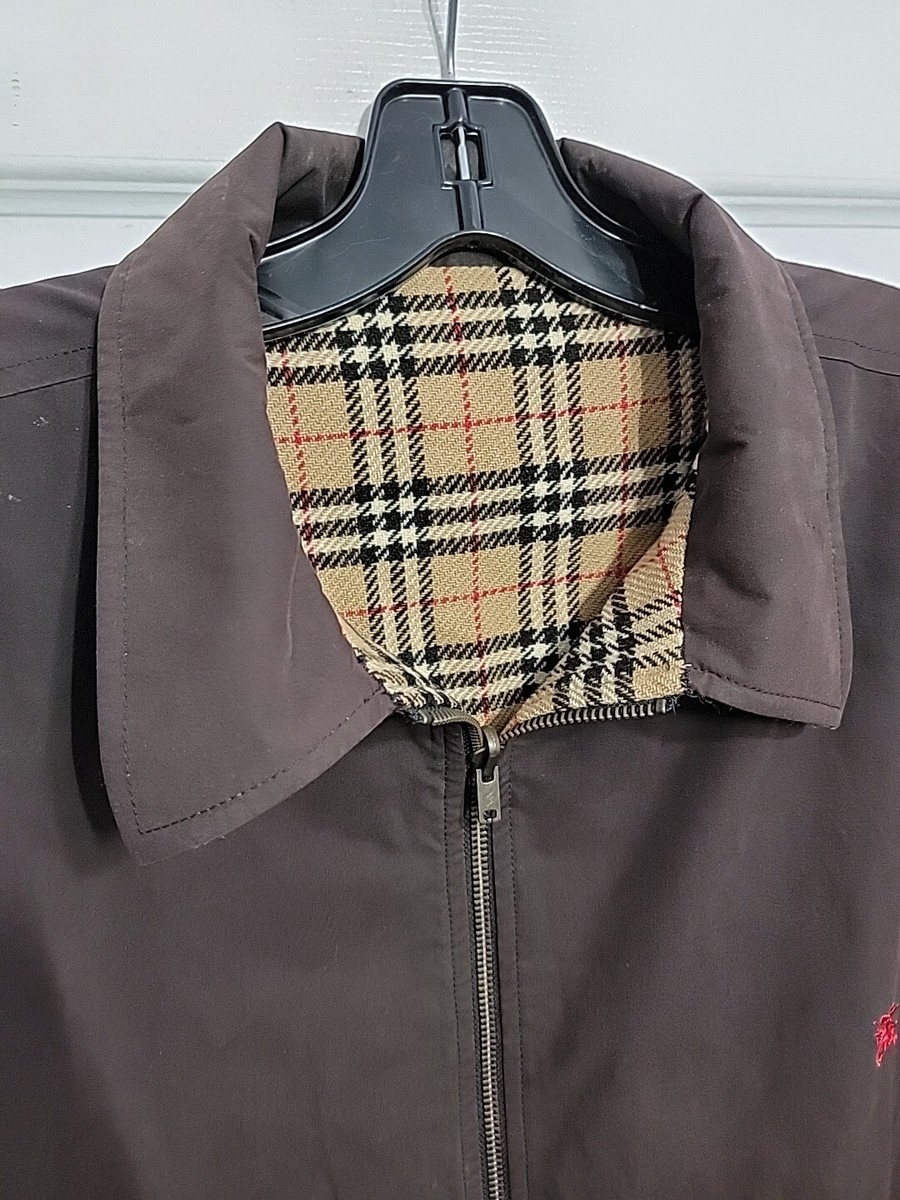 VINTAGE BURBERRY LONDON NOVA CHECK CLASSIC REVERSIBLE BOMBER VINTAGE BURBERRY LONDON NOVA CHECK CLASSIC REVERSIBLE BOMBER