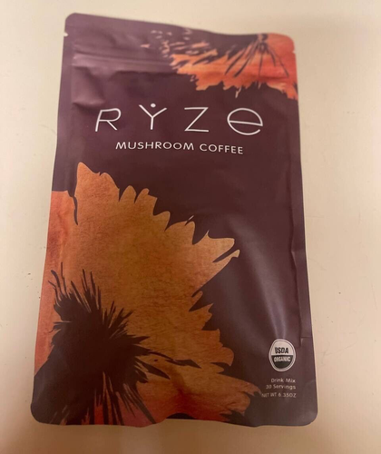 Pack of 2 - Organic RYZE Mushroom Coffee ☕ 30 Servings Per Pack - Free ...