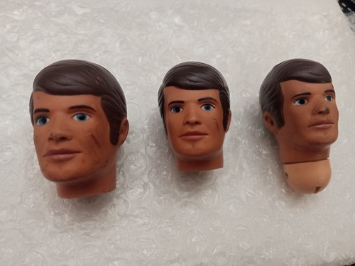 Vintage 1964 Hasbro Mike Power 3 Head Lot As Is | eBay