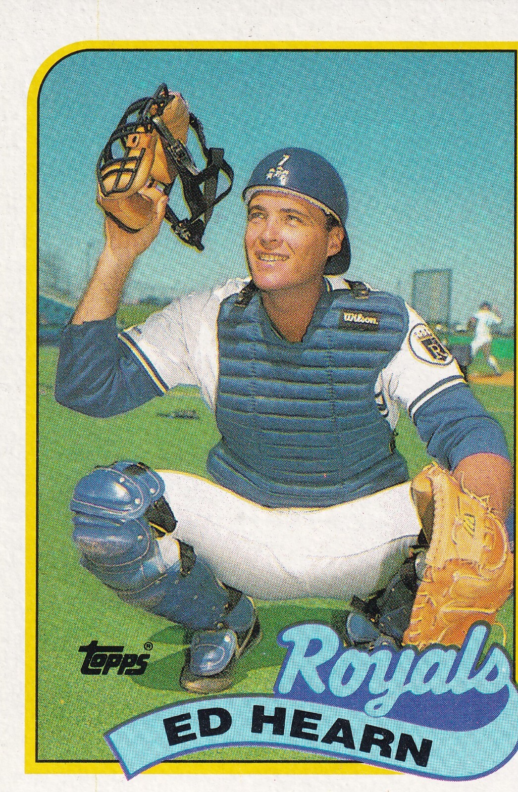 1989 Topps #348 Ed Hearn MLB Kansas City Royals + (Yes 3 Free Mystery ...